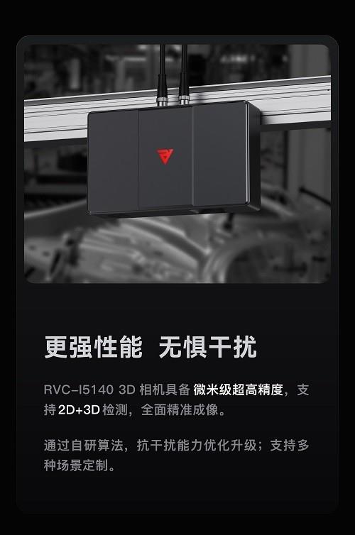 如本科技发布|RVC-I5140 微米级质检类3D相机 更强性能 无惧干扰